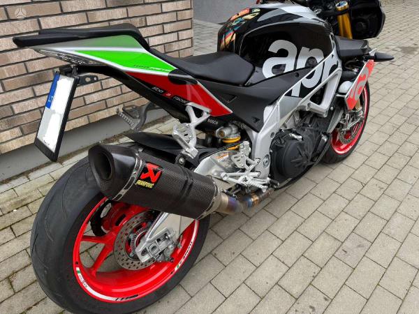 Aprilia Tuono 2018 in Vilnius, with an engine capacity of 1.08 L and mileage of 15 thousand km for 8000 €, photo 2 on AUTOMOTO.COM.LV