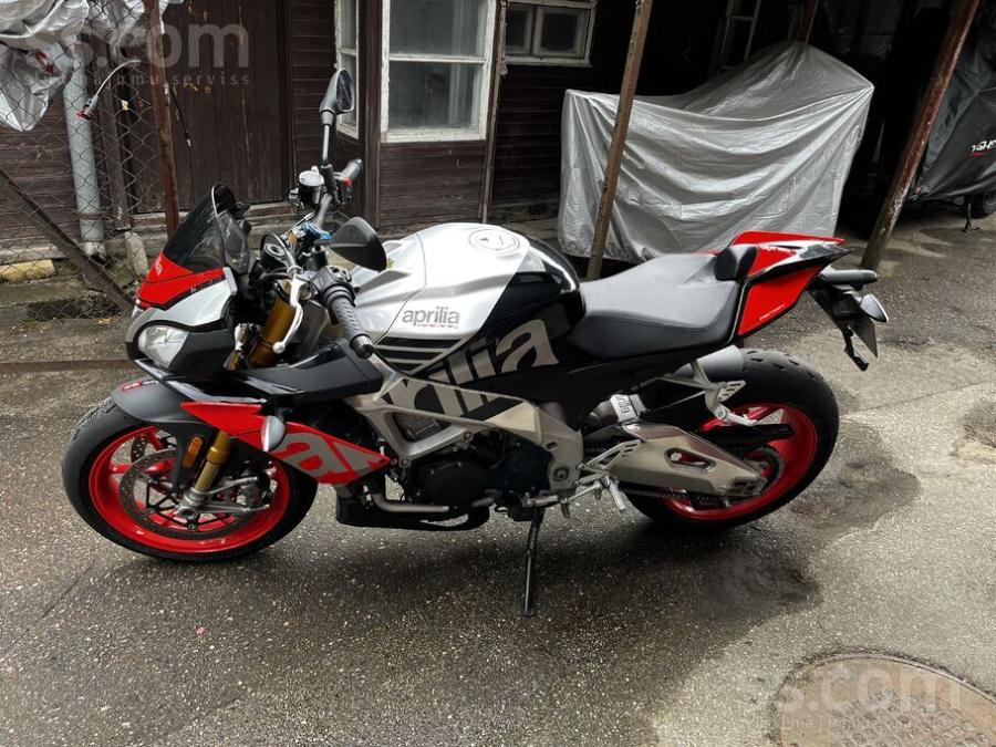 Aprilia Tuono 2019 in Riga, with an engine capacity of 1.10 L and mileage of 0 thousand km for 9000 €, photo 3 on AUTOMOTO.COM.LV