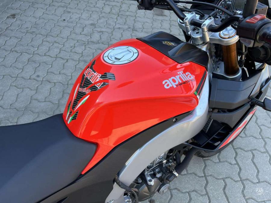 Aprilia Tuono 2019 in Prienai, with an engine capacity of 0.13 L and mileage of 25 thousand km for 1100 €, photo 12 on AUTOMOTO.COM.LV