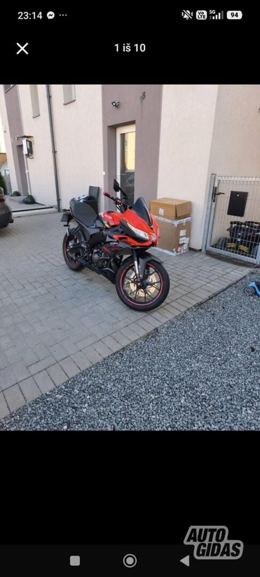 Aprilia Tuono 2023 Kauņa, ar dzinēja tilpumu 0.13 L un nobraukumu 7 tūkst. km par 2500 €, foto 1 vietnē AUTOMOTO.COM.LV