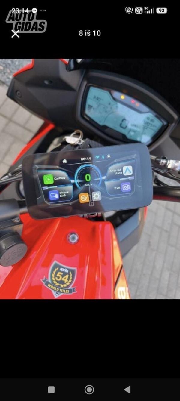 Aprilia Tuono 2023 Kauņa, ar dzinēja tilpumu 0.13 L un nobraukumu 7 tūkst. km par 2500 €, foto 8 vietnē AUTOMOTO.COM.LV