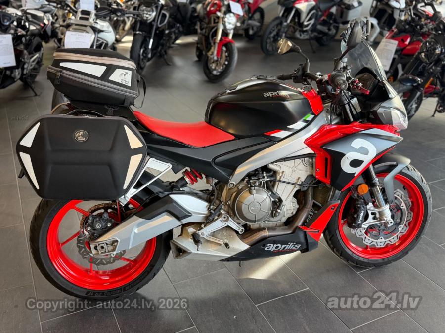 Red Aprilia Tuono 2022 in Tallinn, with an engine capacity of 0.66 L and mileage of 56 thousand km for 4990 €, photo 3 on AUTOMOTO.COM.LV