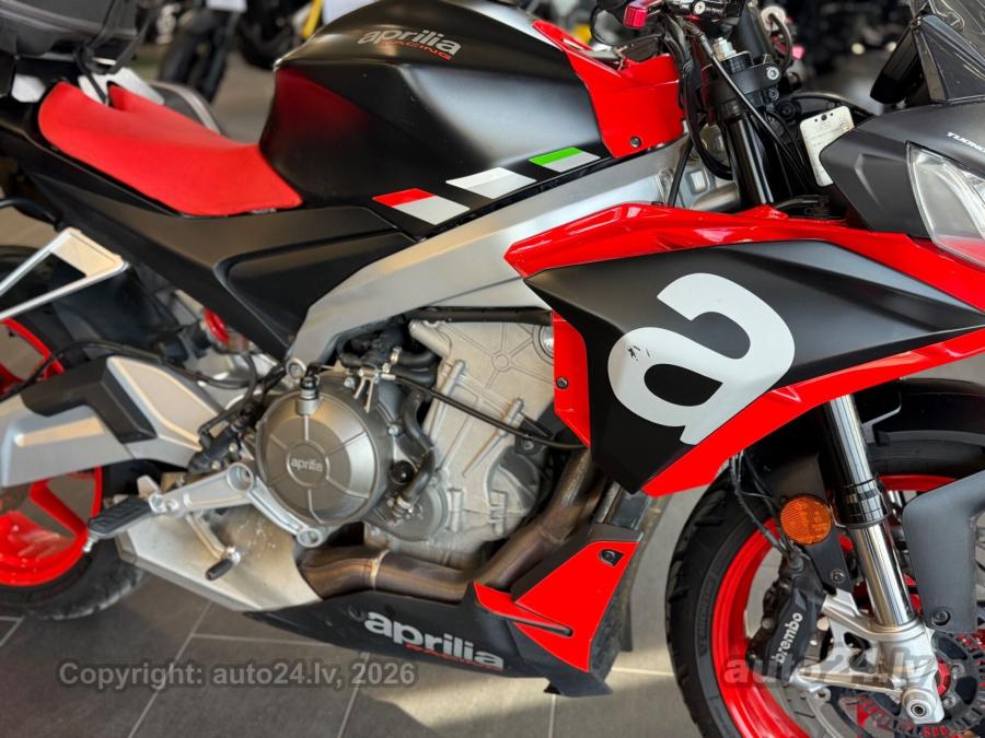 Red Aprilia Tuono 2022 in Tallinn, with an engine capacity of 0.66 L and mileage of 56 thousand km for 4990 €, photo 8 on AUTOMOTO.COM.LV