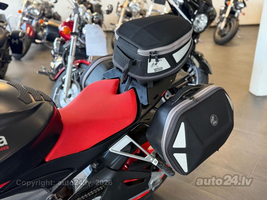Red Aprilia Tuono 2022 in Tallinn, with an engine capacity of 0.66 L and mileage of 56 thousand km for 4990 €, photo 18 on AUTOMOTO.COM.LV