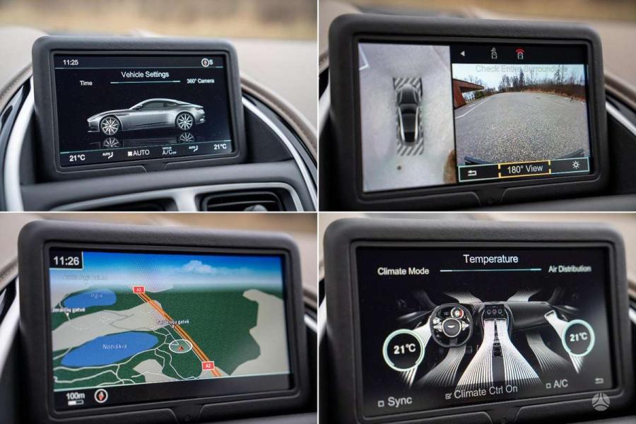 Pelēks Aston Martin DB11 2021 Viļņa, ar dzinēja tilpumu 4.00 L un nobraukumu 27 tūkst. km par 96000 €, foto 21 vietnē AUTOMOTO.COM.LV
