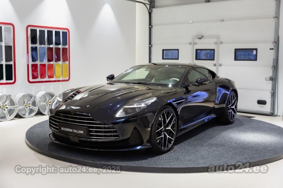 Melns Aston Martin DB12 2024 Tallina, ar dzinēja tilpumu 4.00 L un nobraukumu 2 tūkst. km par 267413 €, foto 1 vietnē AUTOMOTO.COM.LV