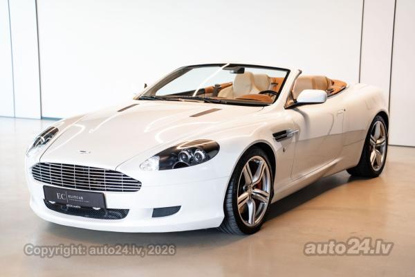 White Aston Martin DB9 2006 in Tallinn, with an engine capacity of 5.90 L and mileage of 114 thousand km for 54900 €, photo 5 on AUTOMOTO.COM.LV