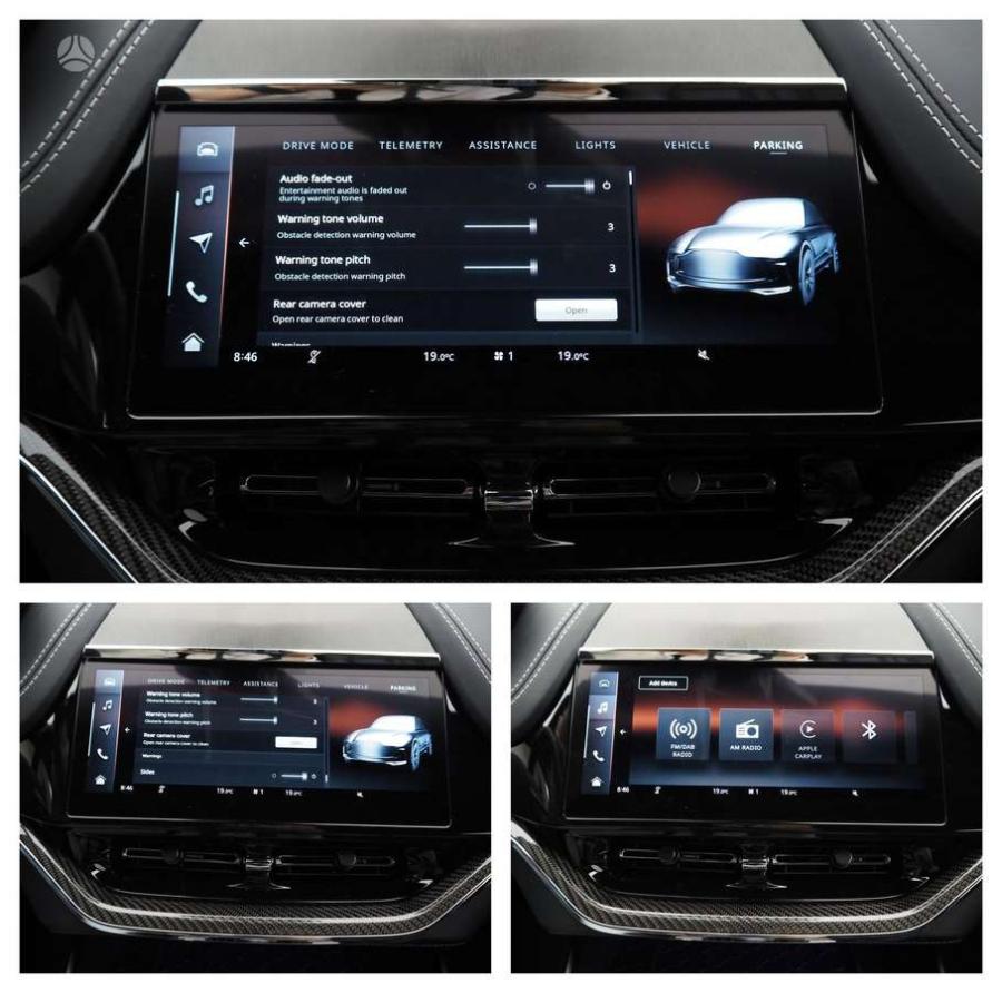 Pelēks Aston Martin DBX 2024 Viļņa, ar dzinēja tilpumu 3.98 L un nobraukumu 9 tūkst. km par 190000 €, foto 24 vietnē AUTOMOTO.COM.LV