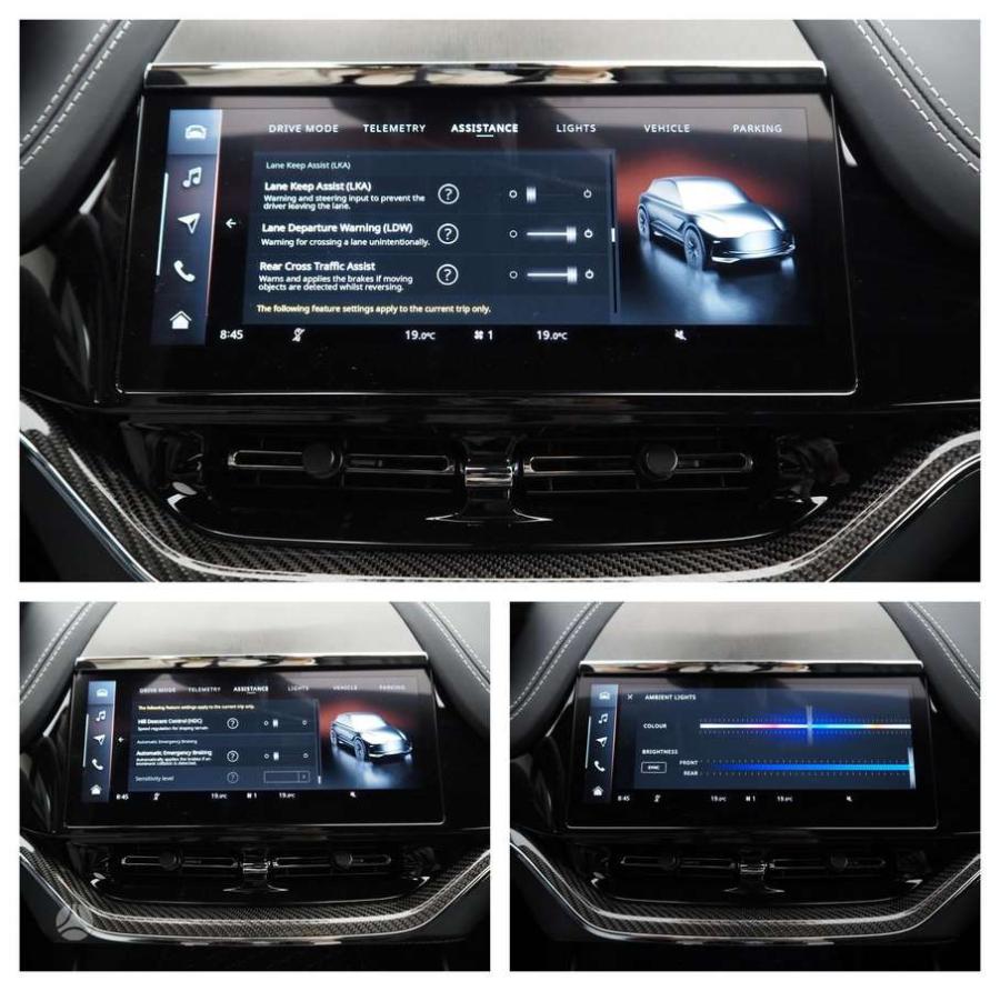 Pelēks Aston Martin DBX 2024 Viļņa, ar dzinēja tilpumu 3.98 L un nobraukumu 9 tūkst. km par 190000 €, foto 27 vietnē AUTOMOTO.COM.LV
