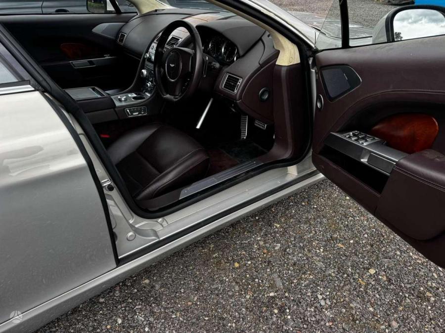 Grey Aston Martin Lagonda 2014 in Vilnius, with an engine capacity of 6.00 L and mileage of 104 thousand km for 35000 €, photo 10 on AUTOMOTO.COM.LV