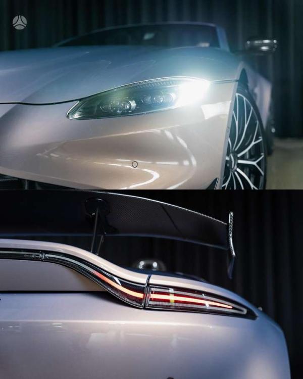Aston Martin Vantage 2023 in Vilnius, with an engine capacity of 3.98 L and mileage of 4 thousand km for 154998 €, photo 8 on AUTOMOTO.COM.LV