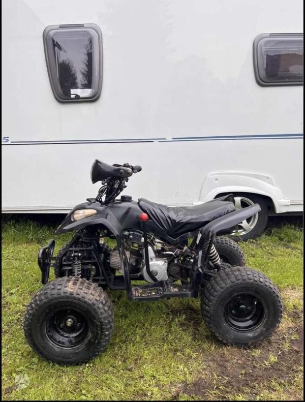 Melns ATV 125cc 2018 Šilutė, ar dzinēja tilpumu 0.11 L un nobraukumu 9 tūkst. km par 350 €, foto 1 vietnē AUTOMOTO.COM.LV