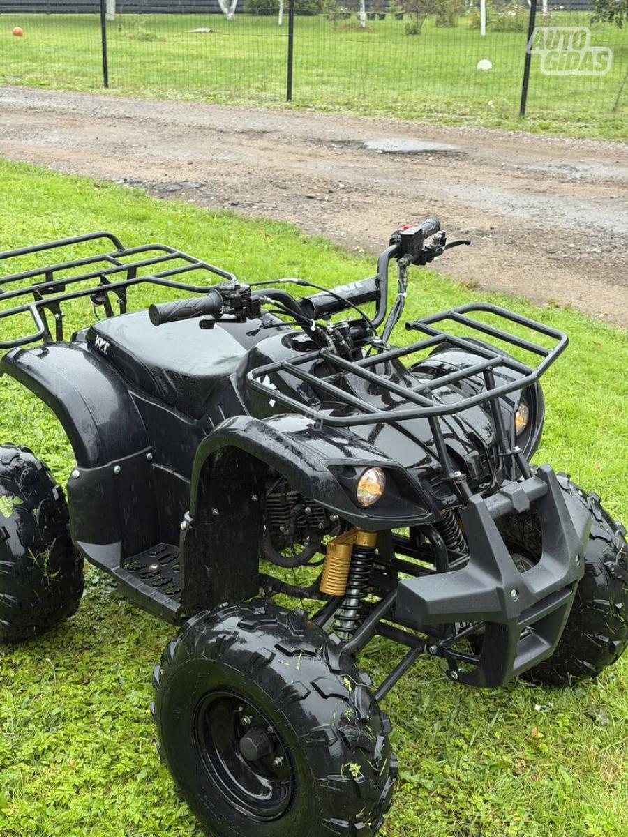 Melns ATV 125cc 2025 Šilutė, ar dzinēja tilpumu 0.13 L un nobraukumu 0 tūkst. km par 450 €, foto 5 vietnē AUTOMOTO.COM.LV