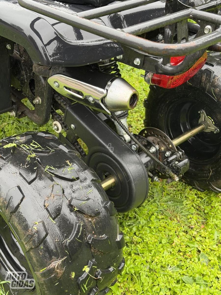 Melns ATV 125cc 2025 Šilutė, ar dzinēja tilpumu 0.13 L un nobraukumu 0 tūkst. km par 450 €, foto 7 vietnē AUTOMOTO.COM.LV