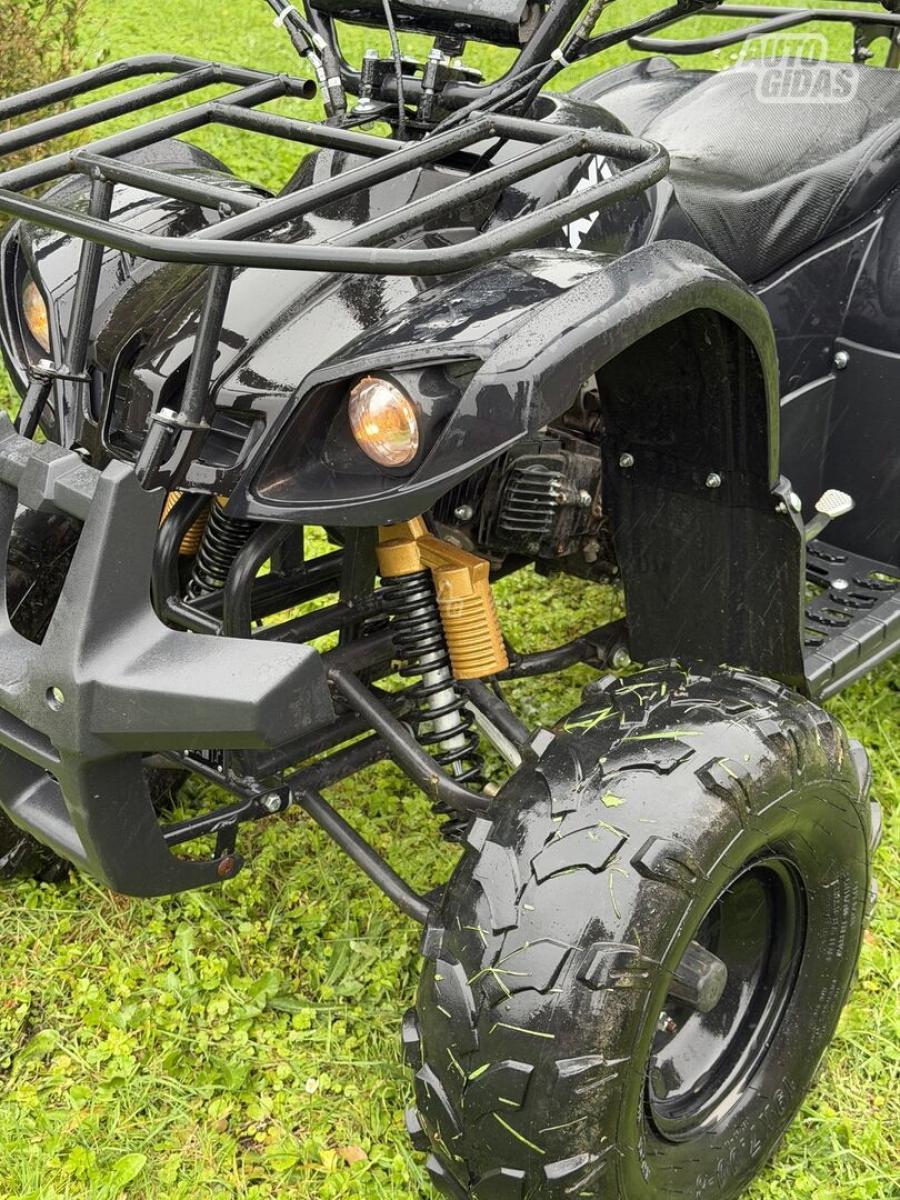 Melns ATV 125cc 2025 Šilutė, ar dzinēja tilpumu 0.13 L un nobraukumu 0 tūkst. km par 450 €, foto 12 vietnē AUTOMOTO.COM.LV