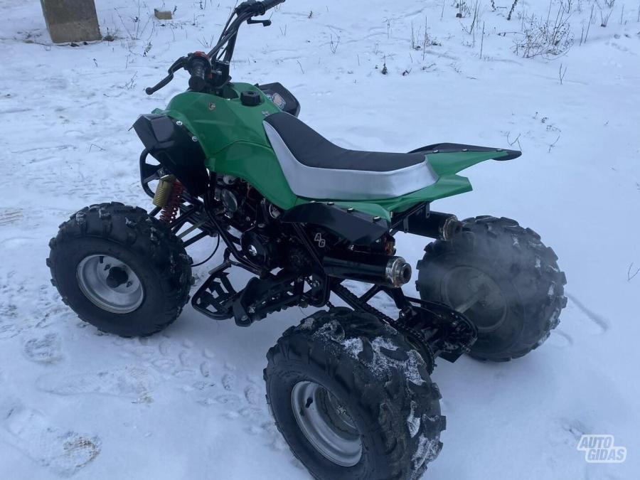 Green ATV 125cc 2022 in Vilkaviskis, with an engine capacity of 0.13 L and mileage of 0 thousand km for 525 €, photo 4 on AUTOMOTO.COM.LV