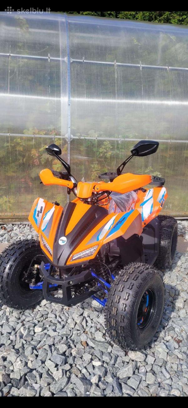 Oranžs ATV 125cc 2026 Klaipėda, ar dzinēja tilpumu 0.13 L un nobraukumu 0 tūkst. km par 750 €, foto 1 vietnē AUTOMOTO.COM.LV