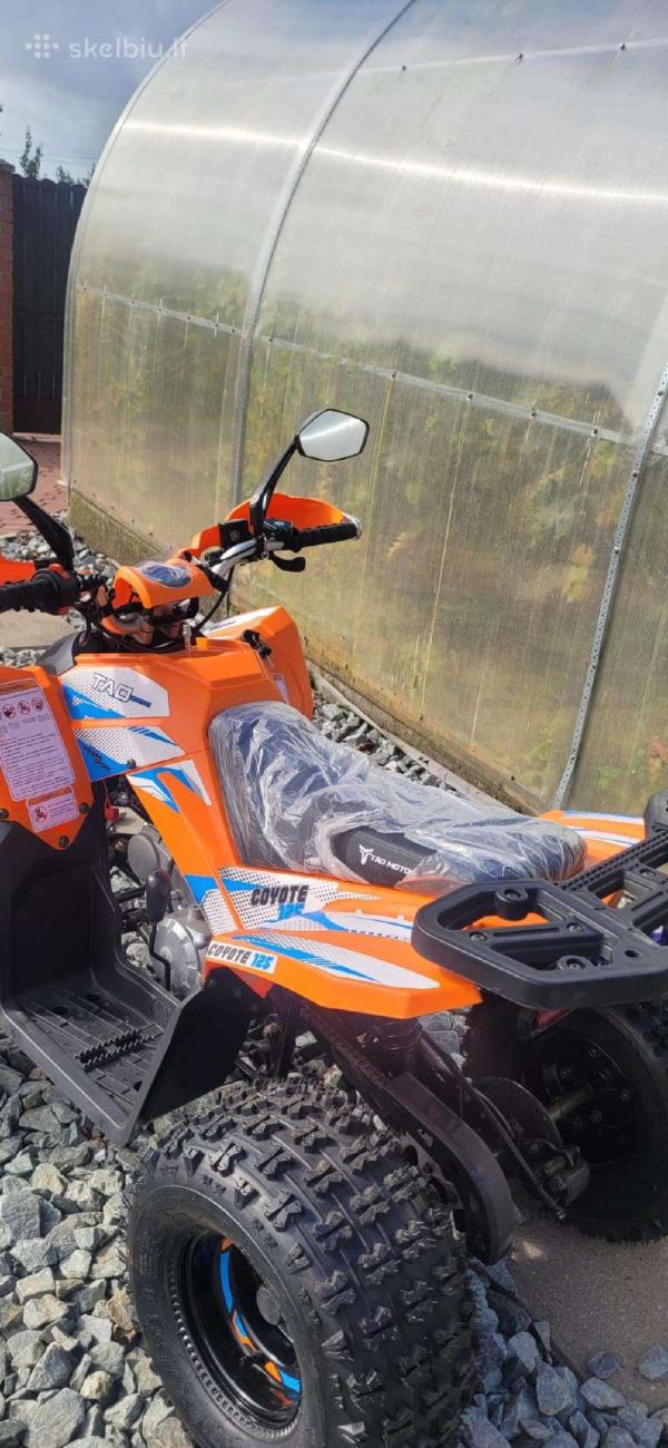 Oranžs ATV 125cc 2026 Klaipėda, ar dzinēja tilpumu 0.13 L un nobraukumu 0 tūkst. km par 750 €, foto 3 vietnē AUTOMOTO.COM.LV
