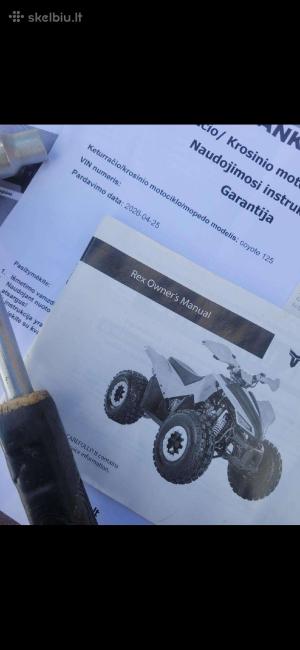 Оранжевый АТВ 125cc 2026 в Клайпеда, объемом двигателя 0.13 л и пробегом 0 тыс. км за 750 €, фото 17 на AUTOMOTO.COM.LV
