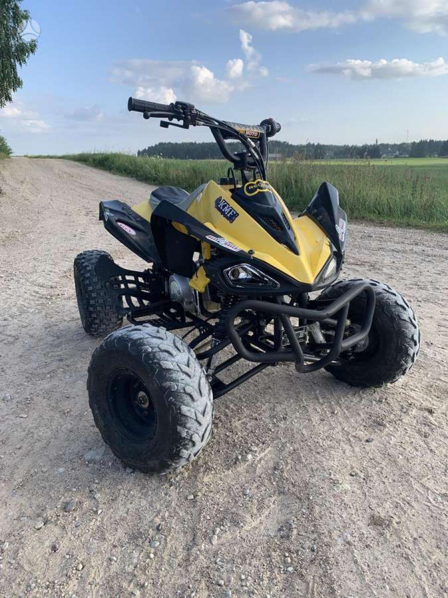 Желтый АТВ 125cc 2021 в Кедайняй, объемом двигателя 0.13 л и пробегом 0 тыс. км за 470 €, фото 1 на AUTOMOTO.COM.LV