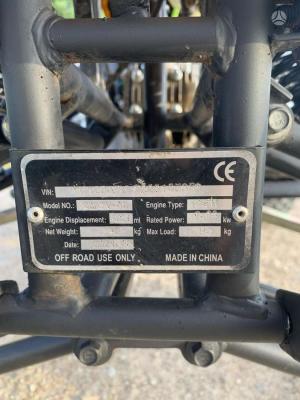 Желтый АТВ 125cc 2021 в Кедайняй, объемом двигателя 0.13 л и пробегом 0 тыс. км за 470 €, фото 7 на AUTOMOTO.COM.LV
