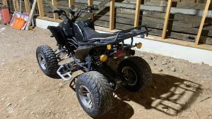 Black ATV 250cc 2008 in Prienai, with an engine capacity of 0.25 L and mileage of 6 thousand km for 850 €, photo 2 on AUTOMOTO.COM.LV