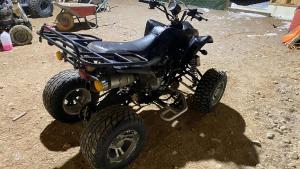 Black ATV 250cc 2008 in Prienai, with an engine capacity of 0.25 L and mileage of 6 thousand km for 850 €, photo 3 on AUTOMOTO.COM.LV