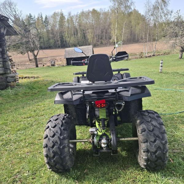 Black ATV 250cc 2021 in Ignalina, with an engine capacity of 0.25 L and mileage of 2 thousand km for 1500 €, photo 3 on AUTOMOTO.COM.LV