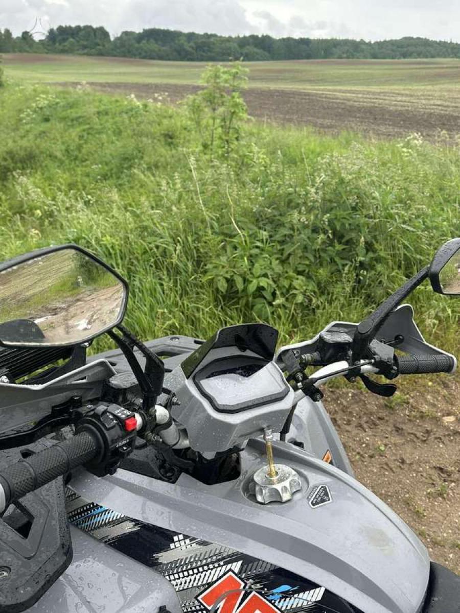 Grey ATV 250cc 2025 in Utena, with an engine capacity of 0.30 L and mileage of 1 thousand km for 2000 €, photo 4 on AUTOMOTO.COM.LV