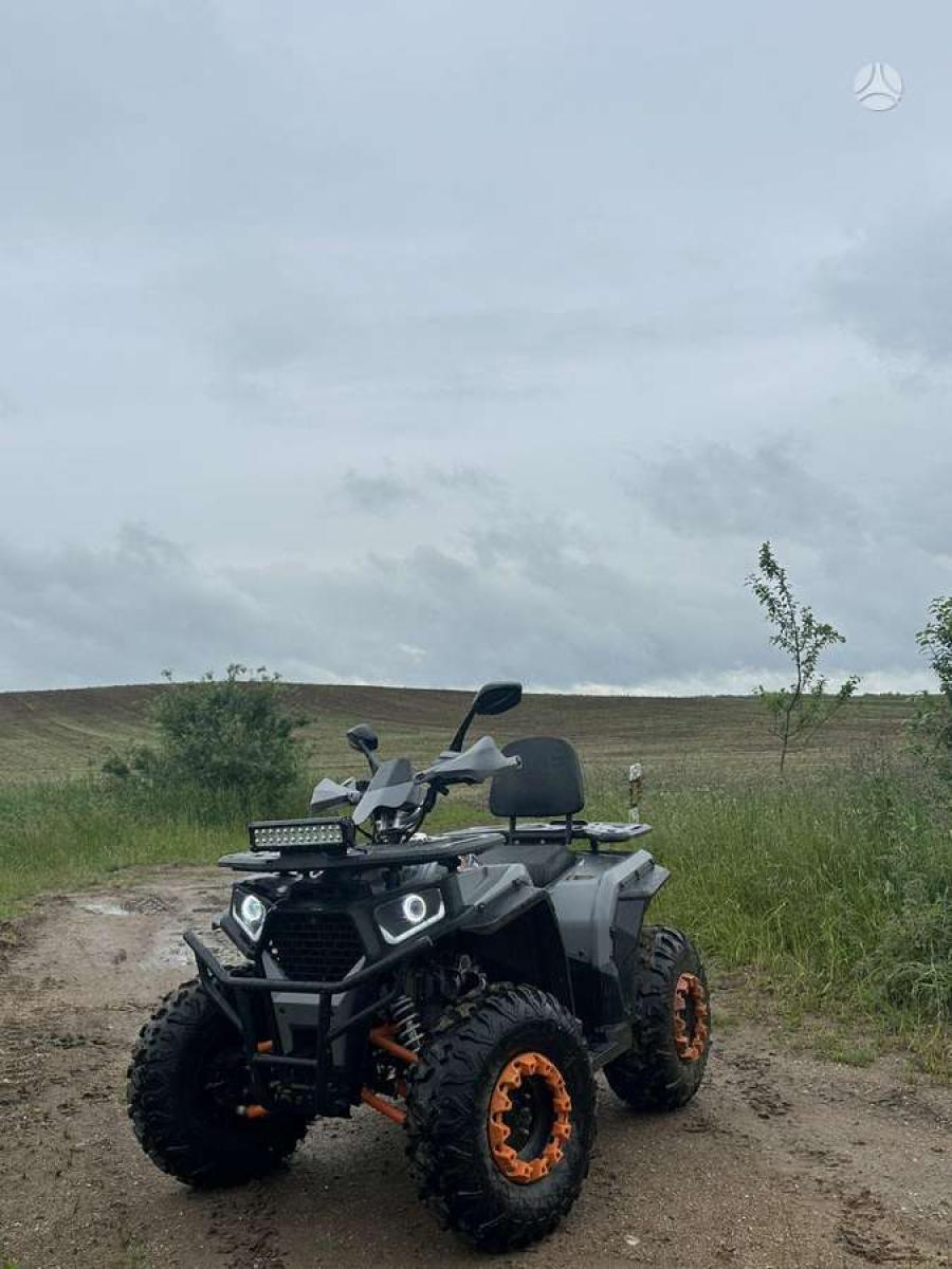 Grey ATV 250cc 2025 in Utena, with an engine capacity of 0.30 L and mileage of 1 thousand km for 2000 €, photo 7 on AUTOMOTO.COM.LV