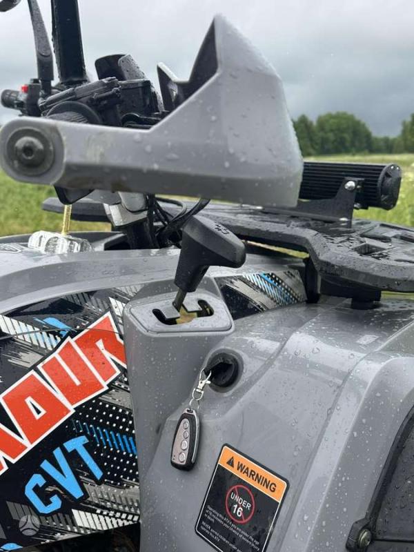 Grey ATV 250cc 2025 in Utena, with an engine capacity of 0.30 L and mileage of 1 thousand km for 2000 €, photo 8 on AUTOMOTO.COM.LV