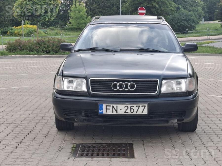 Black Audi 100 1992 in Saldus, with an engine capacity of 2.50 L and mileage of 501 thousand km for 750 €, photo 2 on AUTOMOTO.COM.LV