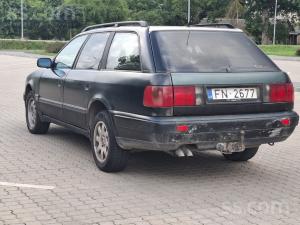 Black Audi 100 1992 in Saldus, with an engine capacity of 2.50 L and mileage of 501 thousand km for 750 €, photo 4 on AUTOMOTO.COM.LV