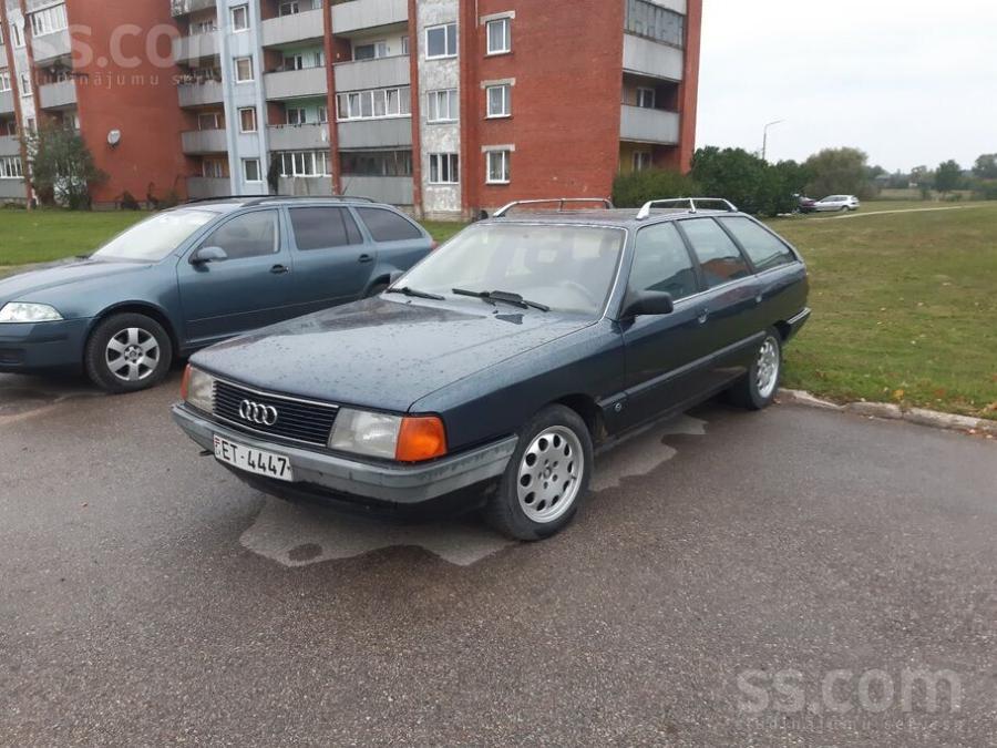 Zils Audi 100 1990 Liepāja, ar dzinēja tilpumu 2.50 L un nobraukumu 300 tūkst. km par 1100 €, foto 1 vietnē AUTOMOTO.COM.LV
