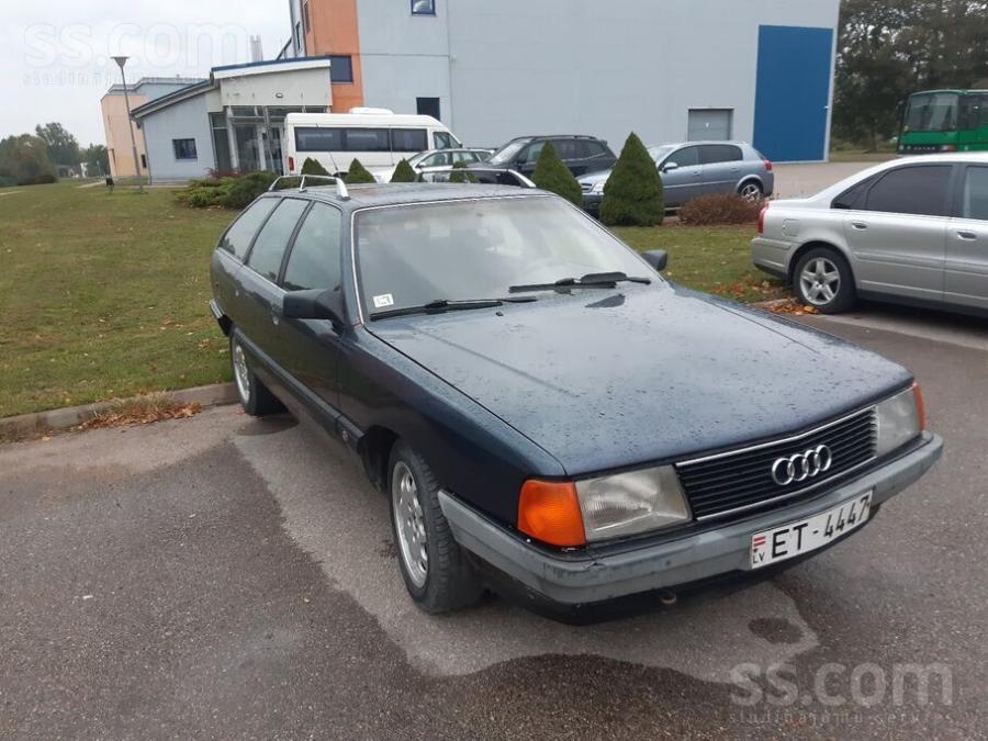 Zils Audi 100 1990 Liepāja, ar dzinēja tilpumu 2.50 L un nobraukumu 300 tūkst. km par 1100 €, foto 4 vietnē AUTOMOTO.COM.LV