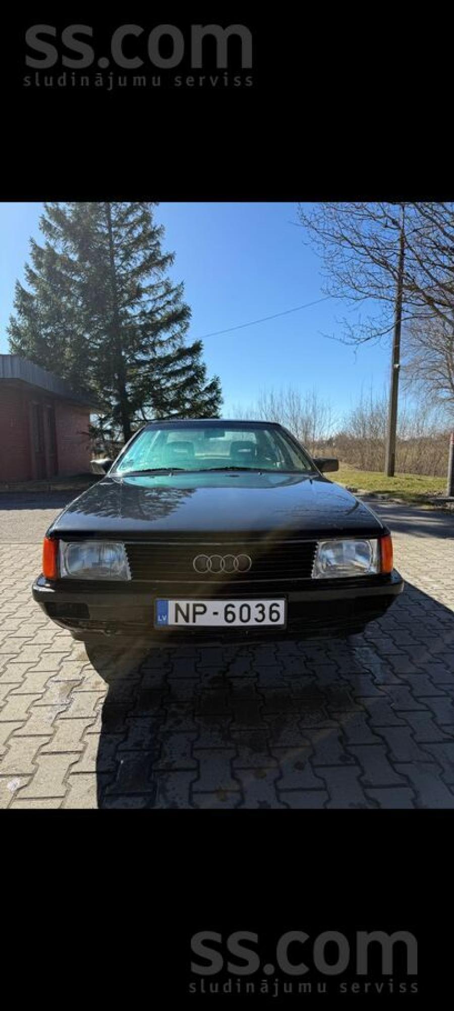 Zils Audi 100 1986 Ventspils, ar dzinēja tilpumu 2.00 L un nobraukumu 214 tūkst. km par 540 €, foto 1 vietnē AUTOMOTO.COM.LV