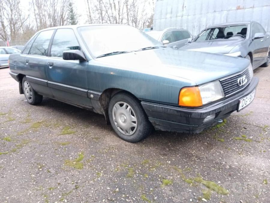 Zils Audi 100 1988 Madona, ar dzinēja tilpumu 2.30 L un nobraukumu 386 tūkst. km par 950 €, foto 2 vietnē AUTOMOTO.COM.LV