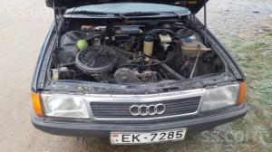 Blue Audi 100 1988 in Daugavpils, with an engine capacity of 1.80 L and mileage of 0 thousand km for 650 €, photo 5 on AUTOMOTO.COM.LV