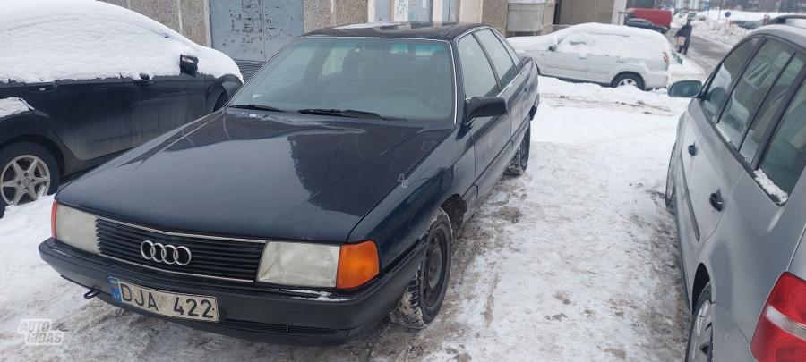 Blue Audi 100 1990 in Vilnius, with an engine capacity of 2.30 L and mileage of 316 thousand km for 2999 €, photo 1 on AUTOMOTO.COM.LV