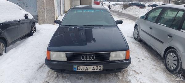Blue Audi 100 1990 in Vilnius, with an engine capacity of 2.30 L and mileage of 316 thousand km for 2999 €, photo 2 on AUTOMOTO.COM.LV