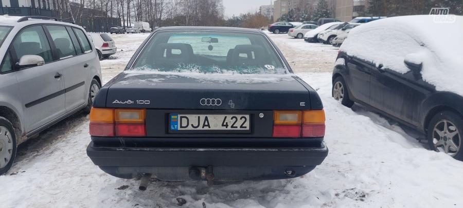 Blue Audi 100 1990 in Vilnius, with an engine capacity of 2.30 L and mileage of 316 thousand km for 2999 €, photo 3 on AUTOMOTO.COM.LV