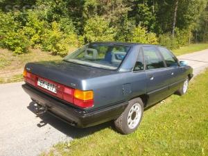 Blue Audi 100 1990 in Riga, with an engine capacity of 2.50 L and mileage of 250 thousand km for 3000 €, photo  on AUTOMOTO.COM.LV