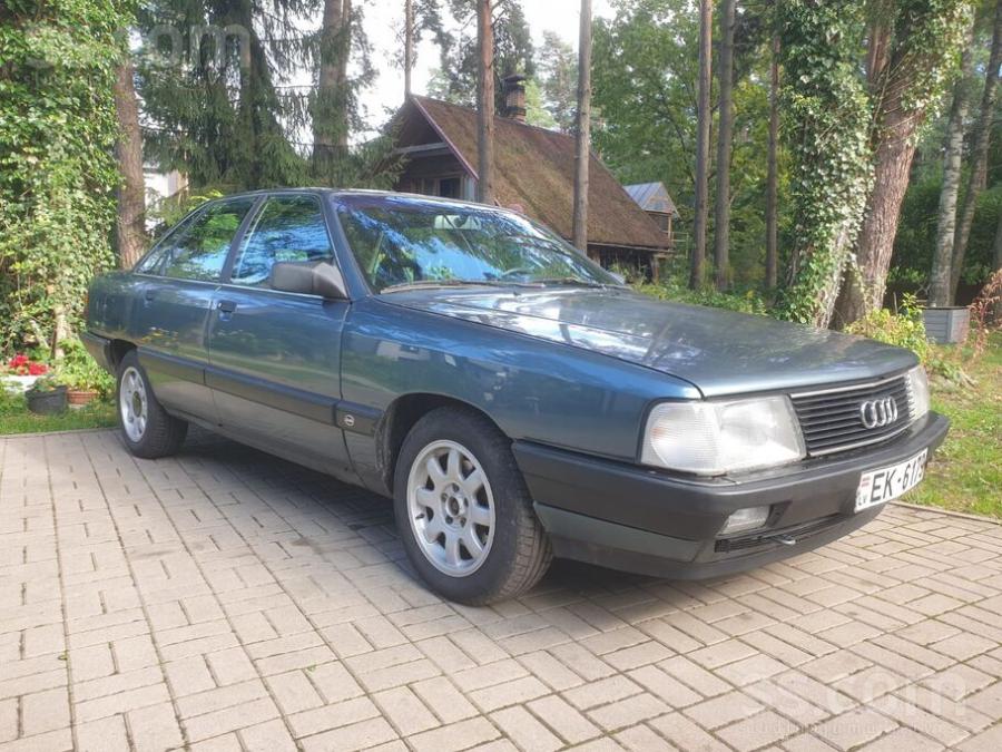 Blue Audi 100 1990 in Riga, with an engine capacity of 2.50 L and mileage of 250 thousand km for 3000 €, photo 3 on AUTOMOTO.COM.LV