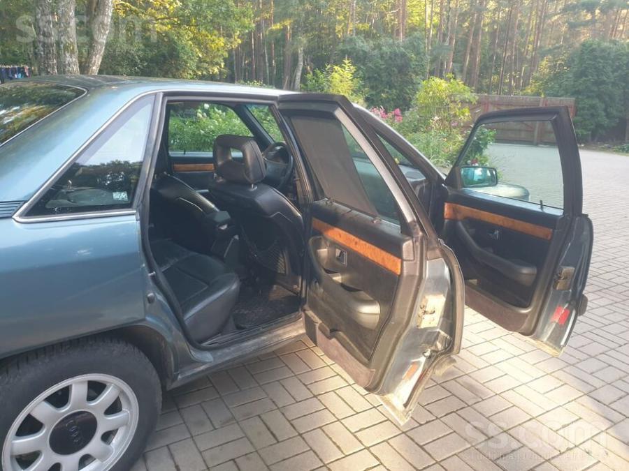 Blue Audi 100 1990 in Riga, with an engine capacity of 2.50 L and mileage of 250 thousand km for 3000 €, photo 6 on AUTOMOTO.COM.LV
