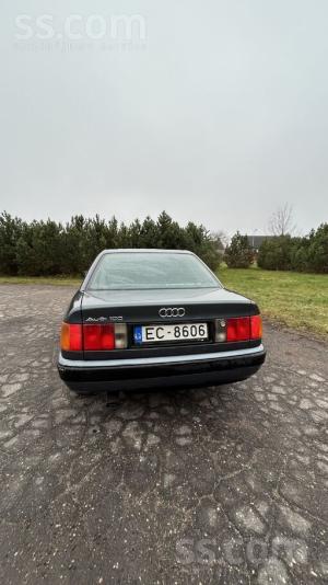 Blue Audi 100 1991 in Liepaja, with an engine capacity of 2.00 L and mileage of 206 thousand km for 1500 €, photo 6 on AUTOMOTO.COM.LV