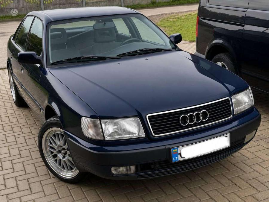 Zils Audi 100 1991 Klaipėda, ar dzinēja tilpumu 1.99 L un nobraukumu 242 tūkst. km par 3900 €, foto 3 vietnē AUTOMOTO.COM.LV