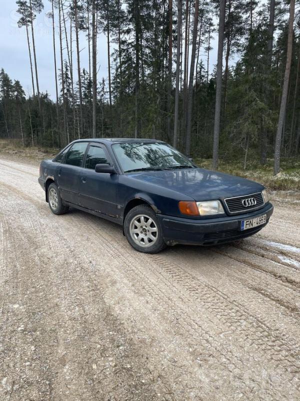 Zils Audi 100 1992 Gulbene, ar dzinēja tilpumu 2.50 L un nobraukumu 566 tūkst. km par 500 €, foto 1 vietnē AUTOMOTO.COM.LV