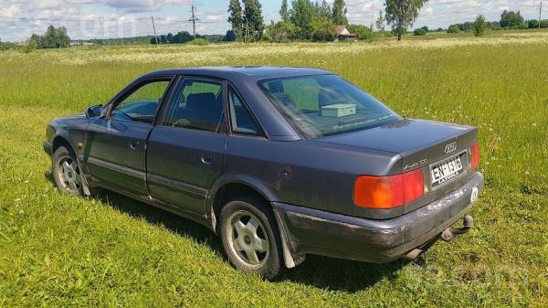 Blue Audi 100 1992 in Ludza, with an engine capacity of 2.50 L and mileage of 472 thousand km for 1000 €, photo 5 on AUTOMOTO.COM.LV