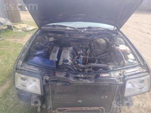 Blue Audi 100 1993 in Kraslava, with an engine capacity of 2.50 L and mileage of 420 thousand km for 600 €, photo  on AUTOMOTO.COM.LV