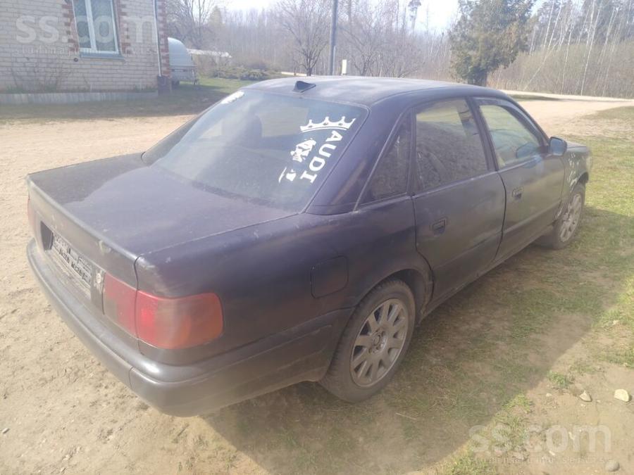 Синий Ауди 100 1993 в Краслава, объемом двигателя 2.50 л и пробегом 420 тыс. км за 600 €, фото 4 на AUTOMOTO.COM.LV